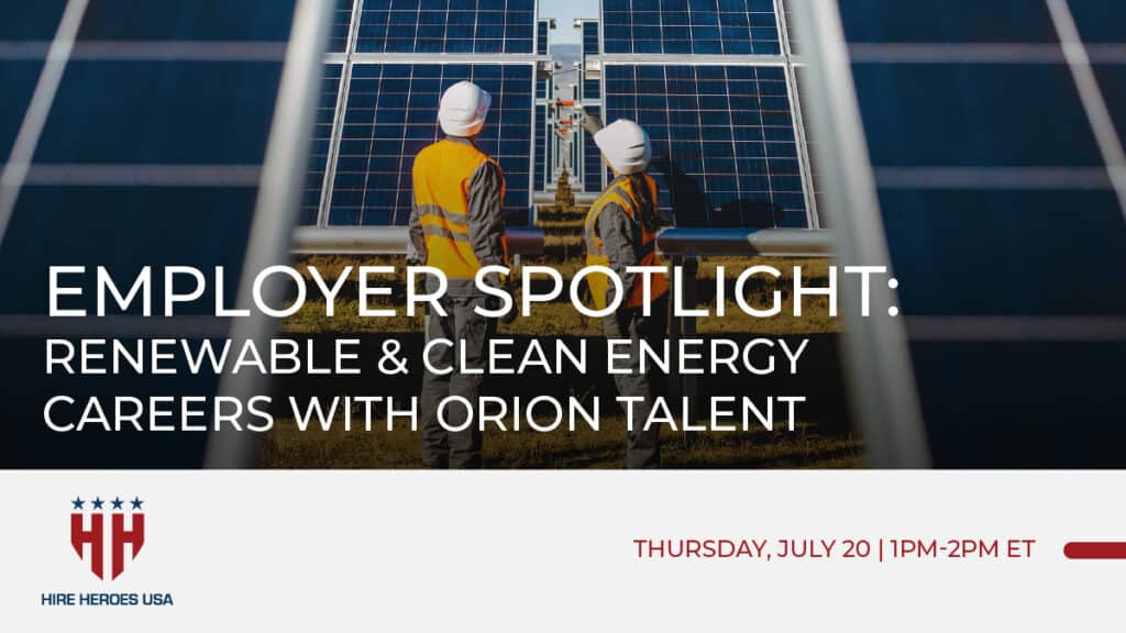 Employer Spotlight: Renewable & Clean Energy Careers With Orion Talent ...